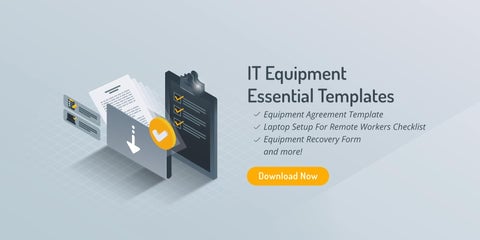 Remote employee equipment agreement template