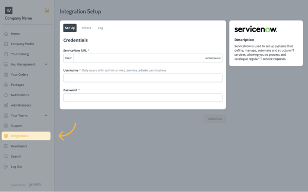 How GroWrk ITAM integrates with ServiceNow